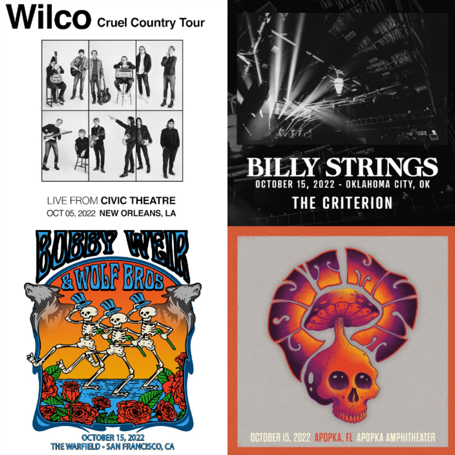 Weekly Live Stash Vol. XXXIII, October 21, 2022